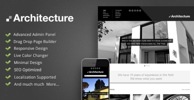Architecture WordPress Theme - Free Download - Woothemes Plugins
