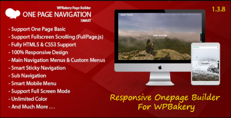 Smart One Page Navigation - Addon For WPBakery Page Builder - Free Download - Woothemes Plugins
