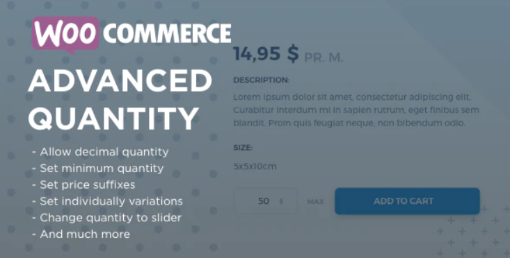 WooCommerce Advanced Quantity - Free Download - Woothemes Plugins