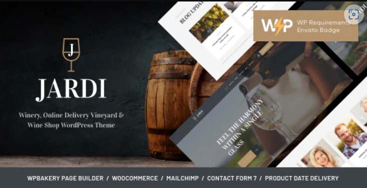 Jardi | Winery, Online Delivery Vineyard & Wine Shop WordPress Theme - Free Download - Woothemes ...