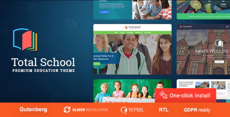 Total School - Education WordPress Theme - Free Download - Woothemes Plugins