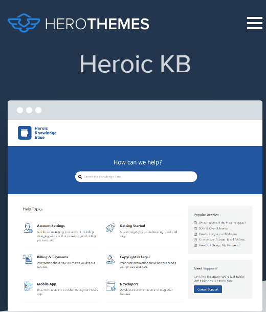 Heroic KB - Free Download - Woothemes Plugins